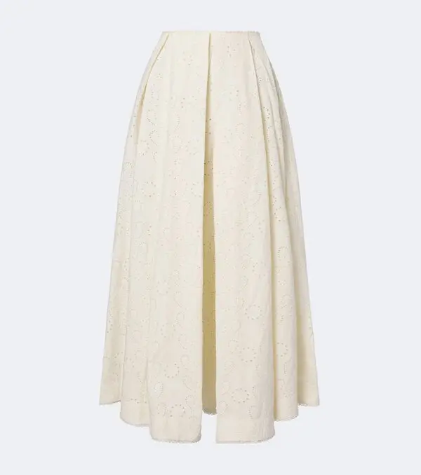 Agua Bendita Maxi Skirt - White