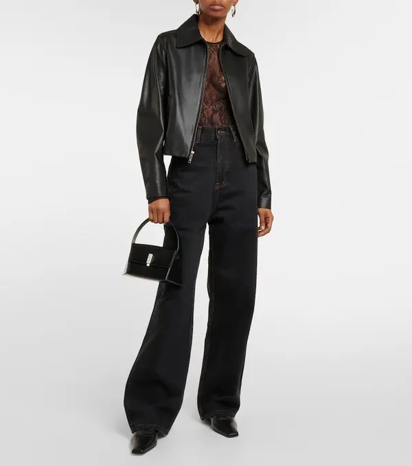 Wardrobe.NYC High-rise Straight Jeans
