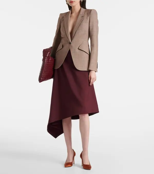 GIANVITO ROSSI 85 Satin Pumps - Brown