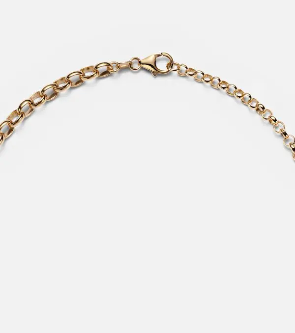 FOUNDRAE 18kt Yellow Diamond Pendant Necklace