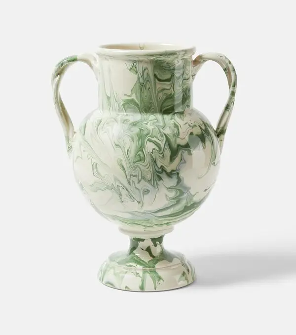 CABANA Marbled Ceramic Vase