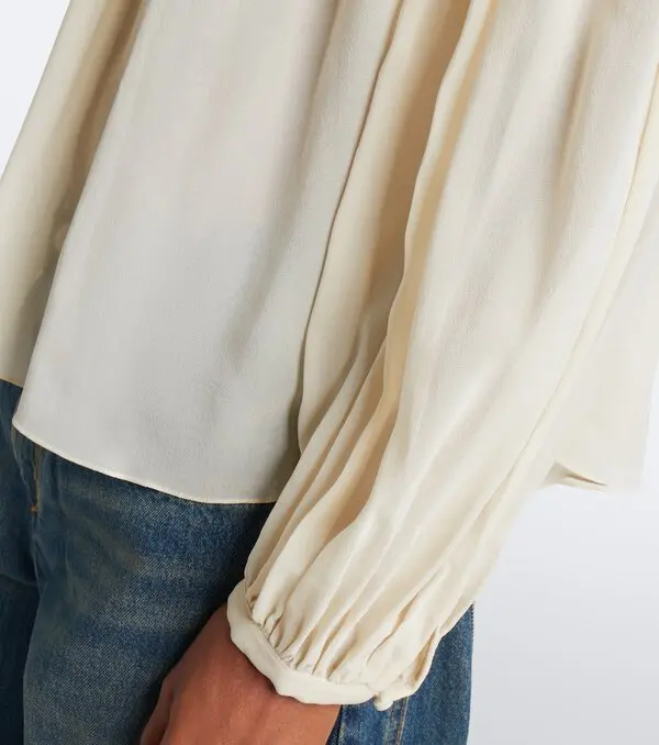 Isabel Marant Étoile Nuna Silk Blouse - White