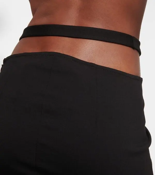 Attico Cutout Midi Skirt