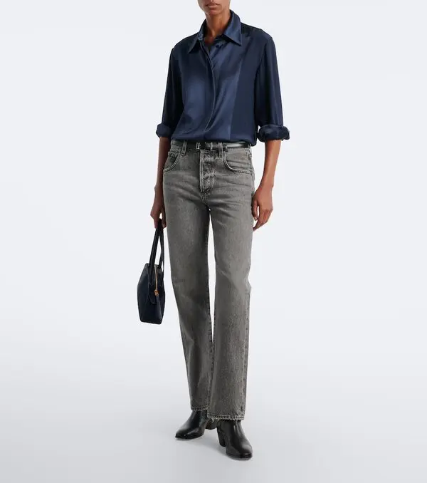 Citizens Of Humanity 90s French Cropped Straight Leg Jeans