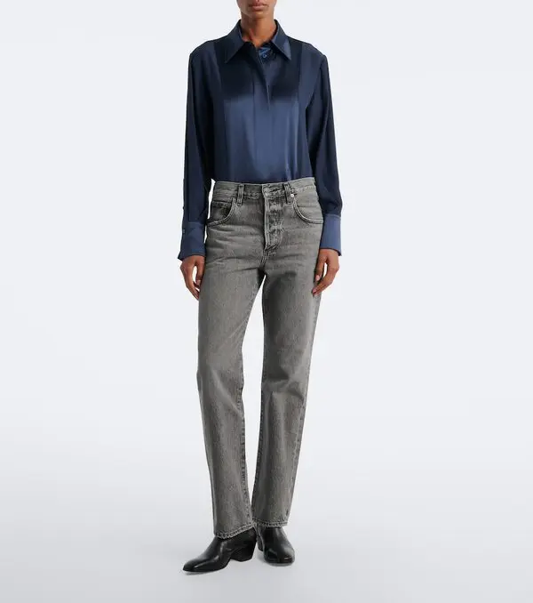 Citizens Of Humanity 90s French Cropped Straight Leg Jeans
