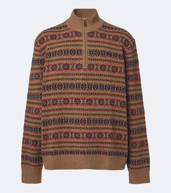Polo Ralph Lauren Fair Isle Wool Half-zip Sweater - Multicoloured