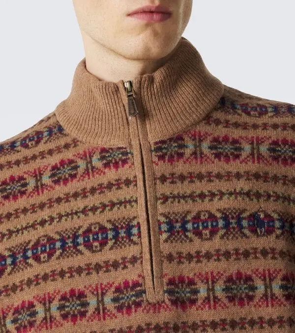 Polo Ralph Lauren Fair Isle Wool Half-zip Sweater - Multicoloured