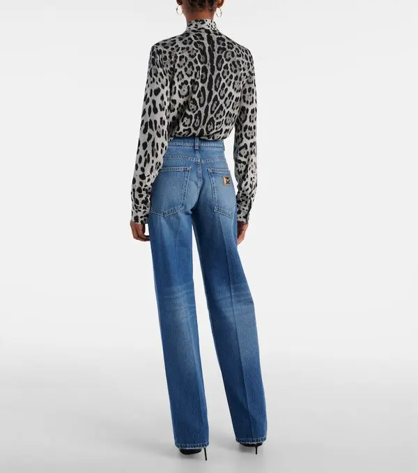 Dolce & Gabbana High-rise Wide-leg Jeans