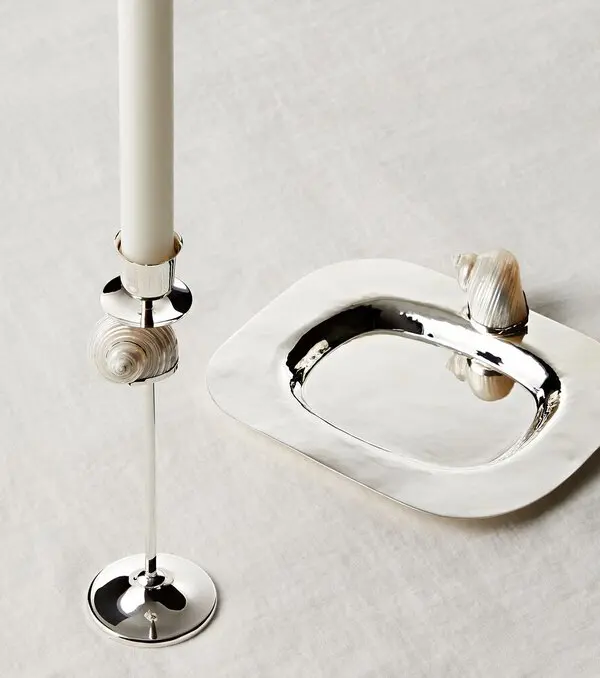 TAVARES 1922 Shell Sterling Candle Holder