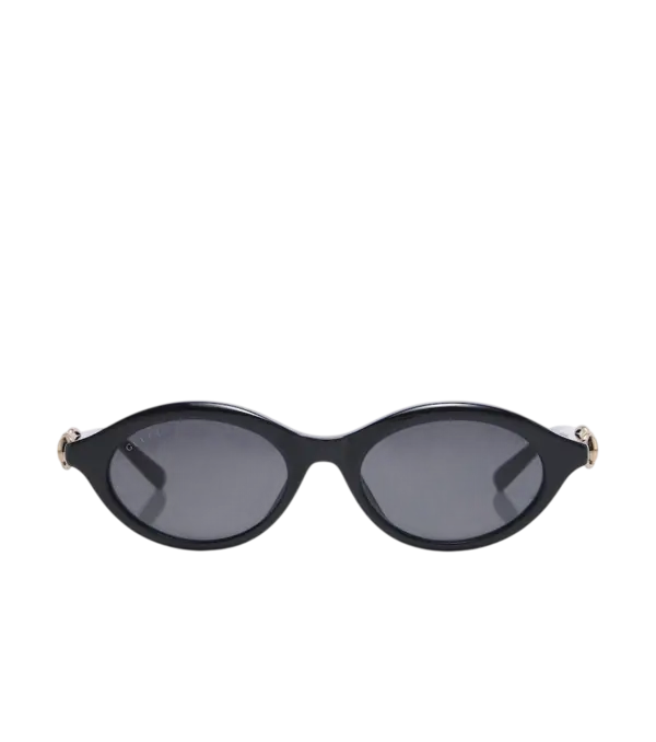 Gucci Horsebit Round Sunglasses - Black