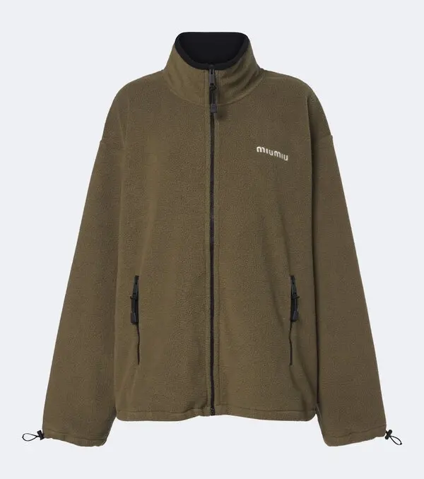 Miu Miu Oversized Fleece Jacket