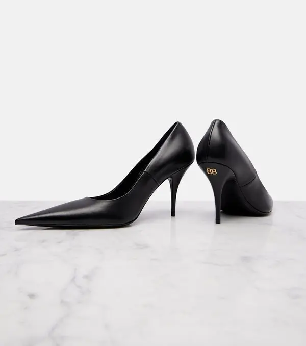 Balenciaga Avenue 90 Leather Pumps
