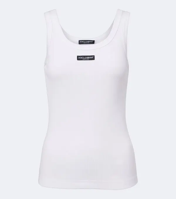 Dolce & Gabbana Logo Cotton Tank Top