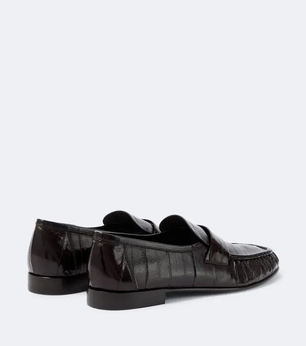 THE ROW Soft Eel Leather Loafers
