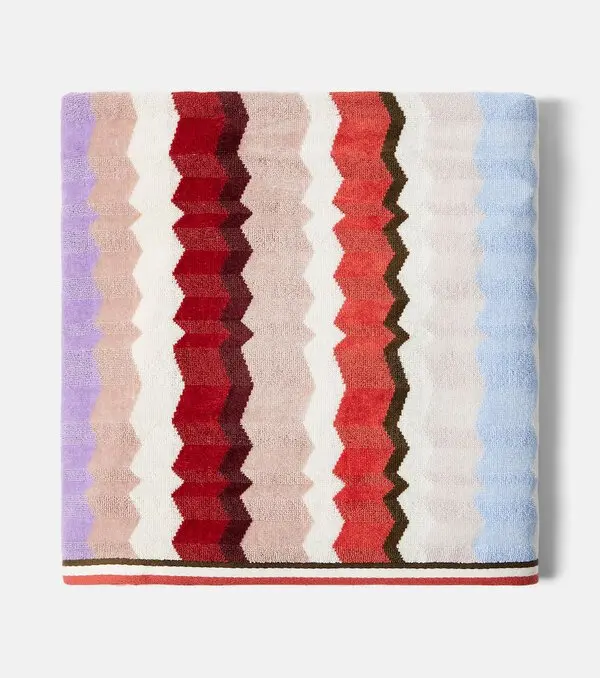 Missoni Eva Zigzag Cotton Terry Bath Sheet - Multicoloured