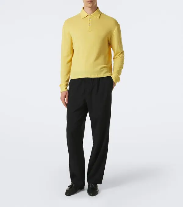 THE ROW Reyes Cashmere And Silk Polo Sweater