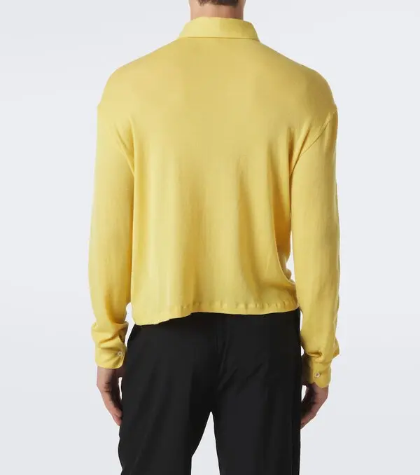THE ROW Reyes Cashmere And Silk Polo Sweater