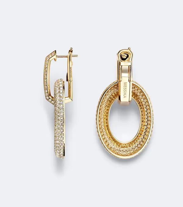 Messika Groove 18kt Drop Earrings With Diamonds