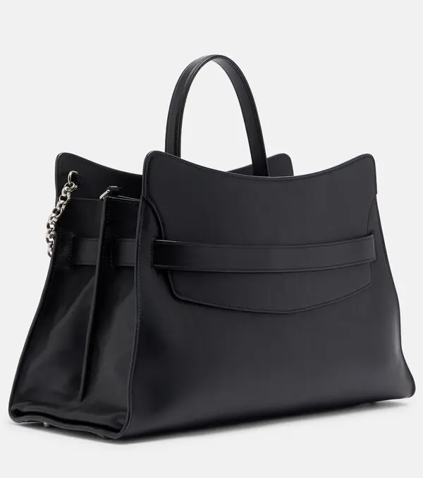 Alexander McQueen Locke Medium Leather Tote Bag