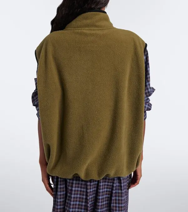 Miu Miu Fleece Vest - Green