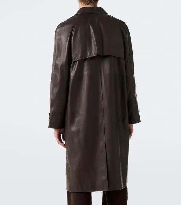 THE ROW Sitali Leather Car Coat