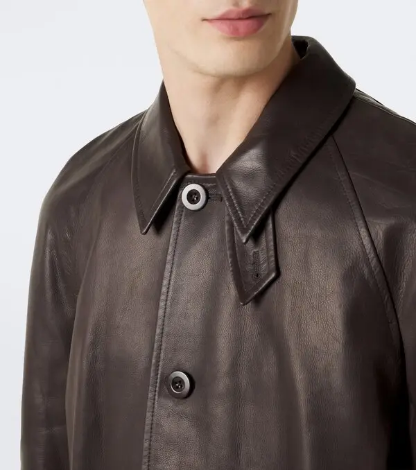 THE ROW Sitali Leather Car Coat