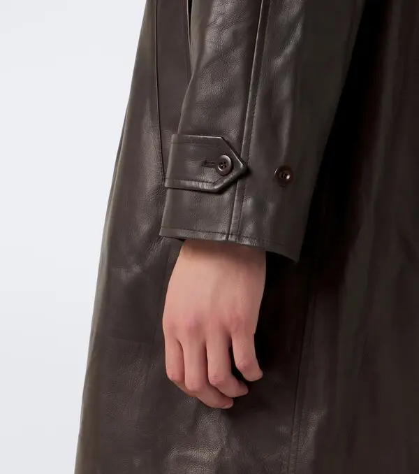 THE ROW Sitali Leather Car Coat