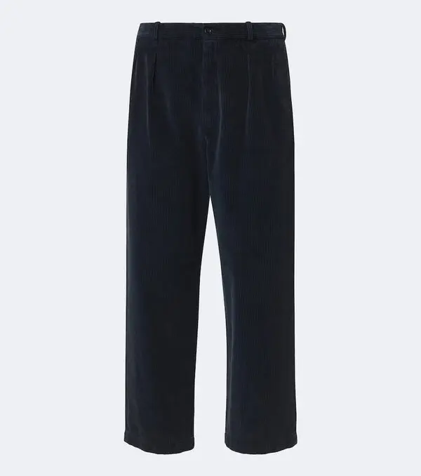 THE ROW Tuxo Cotton Corduroy Straight Pants
