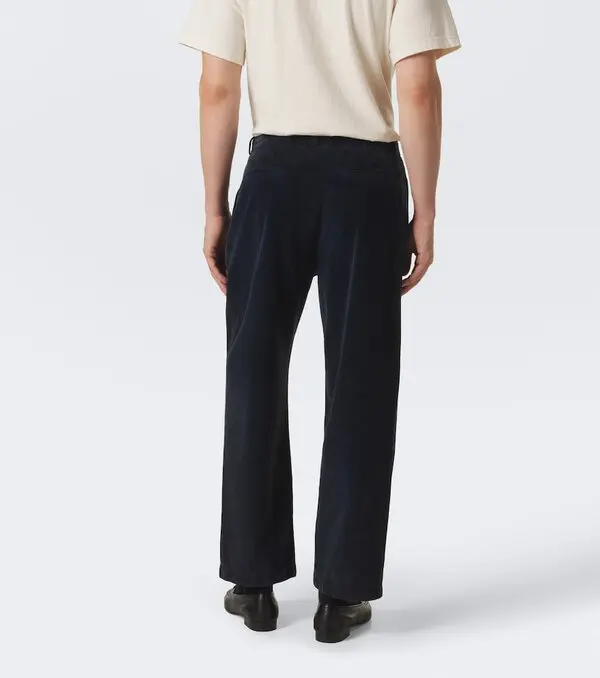 THE ROW Tuxo Cotton Corduroy Straight Pants
