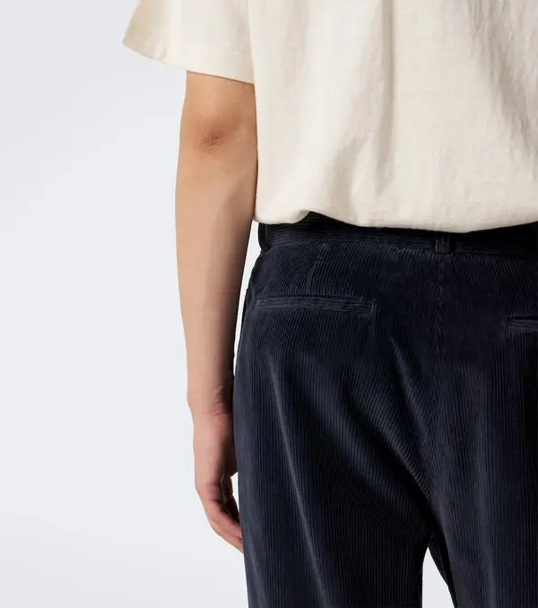 THE ROW Tuxo Cotton Corduroy Straight Leg Pants