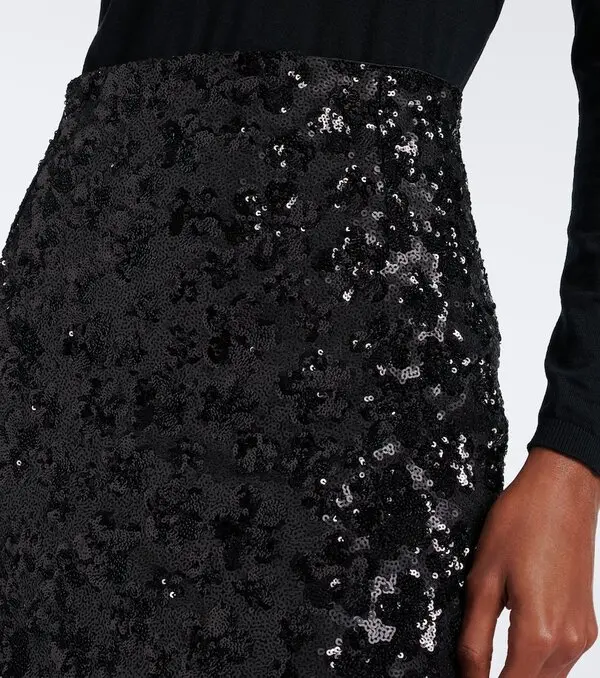 Max Mara Sequined Pencil Skirt
