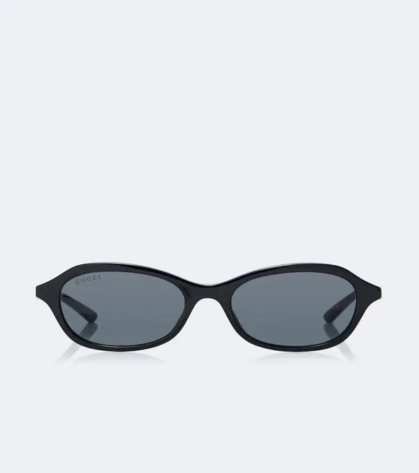 Gucci Bella Oval Sunglasses - Black