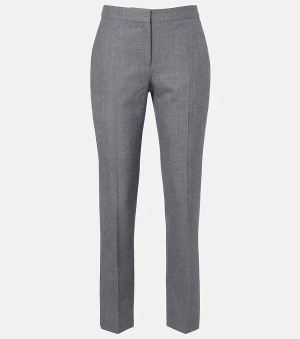 Alexander McQueen Wool Slim Pants