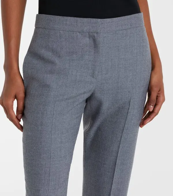 Alexander McQueen Wool Slim Pants