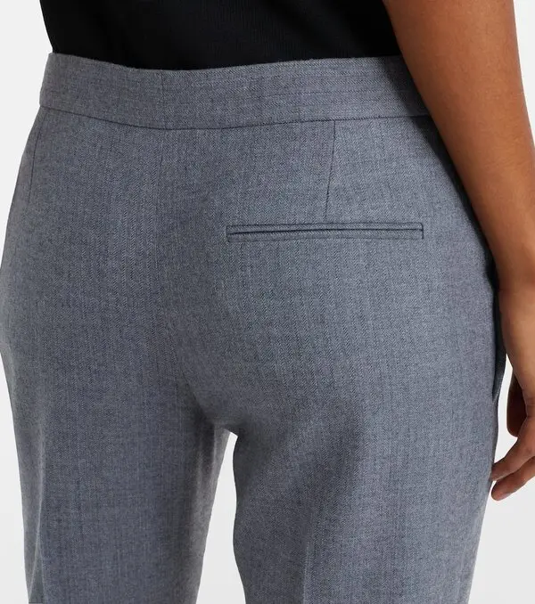 Alexander McQueen Wool Slim Pants