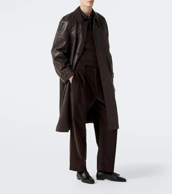 THE ROW Caden Leather Loafers