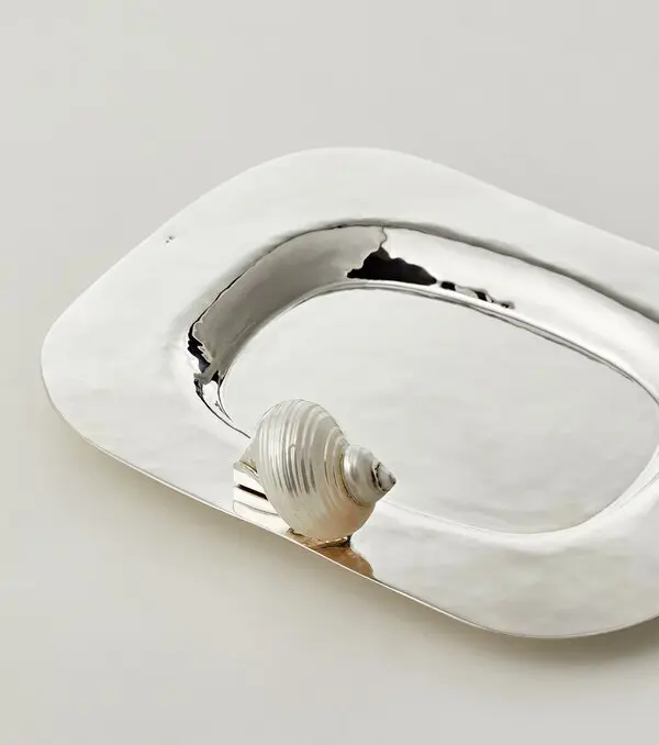 TAVARES 1922 Shell Sterling Butter Dish