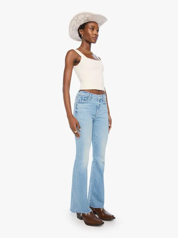 MOTHER The Weekender Fray Jeans In Wish Upon A Star