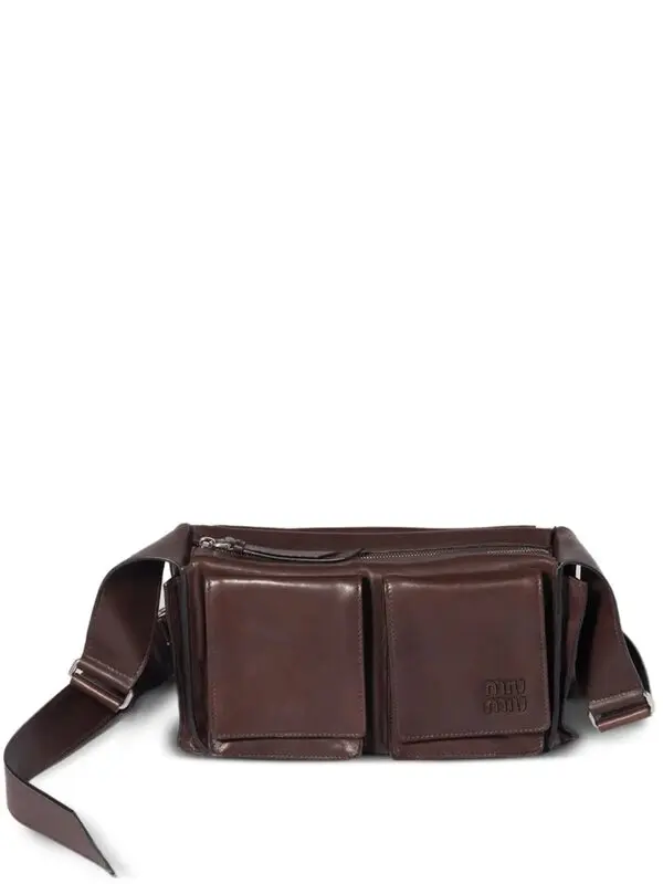 Miu Miu Shoulder Utilitaire Nappa Shoulder Bag