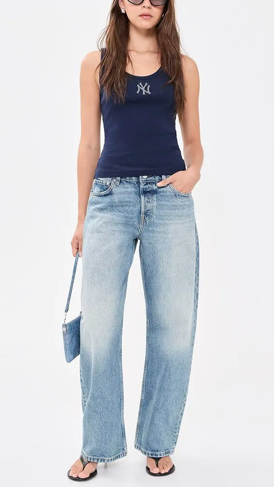 EB DENIM Shifter Bowed Jeans