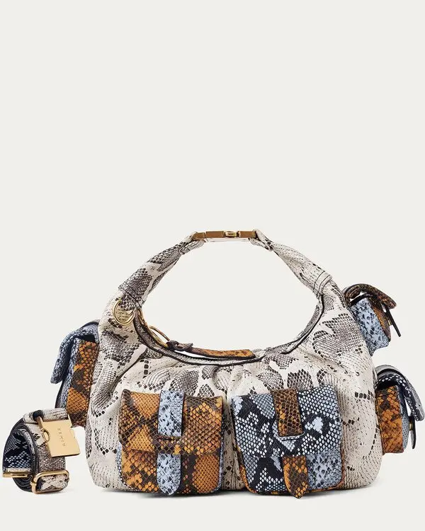 AIMEE Rebel Convertible Crossbody - Snake Multi