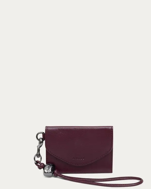 AIMEE Power Wristlet Card Case - Wine