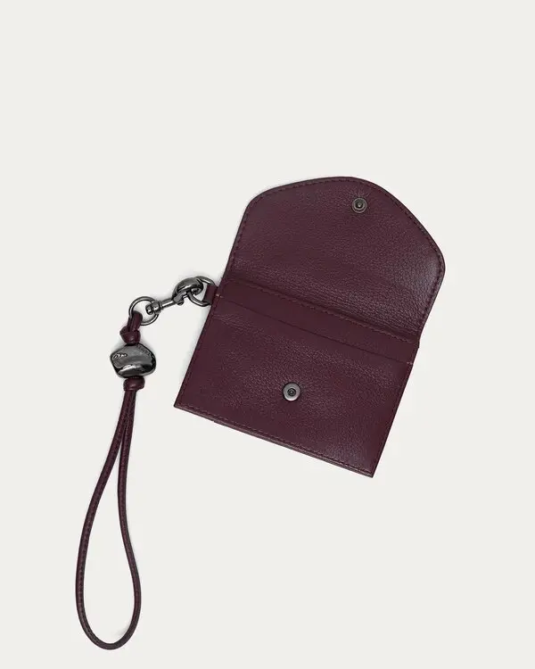 AIMEE Power Wristlet Card Case - Wine