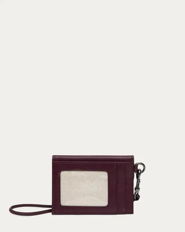 AIMEE Power Wristlet Card Case - Wine