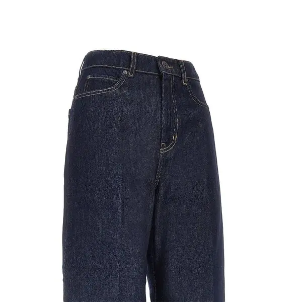 Max Mara Cotton Denim Wide-leg Jeans