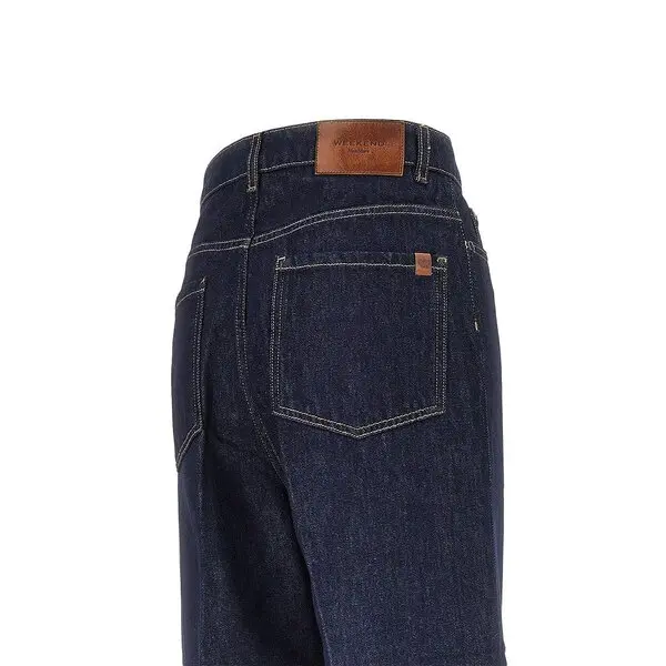 Max Mara Cotton Denim Wide-leg Jeans