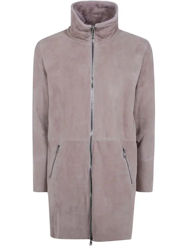 GIORGIO BRATO Long Shearling Coat