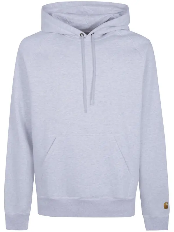 Carhartt Work In Progress Sweatshirt Hooded "chase - Gray