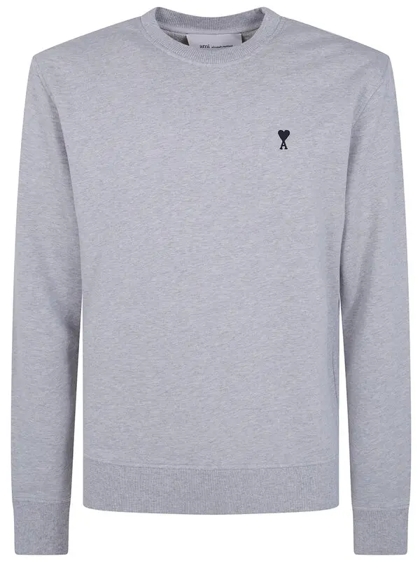AMI Paris Sweatshirt With Contrast "quota De Coeur
