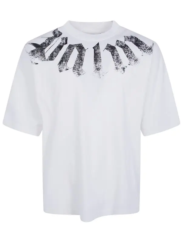 Palm Angels T-shirt Loose Fit "big Neck Logo